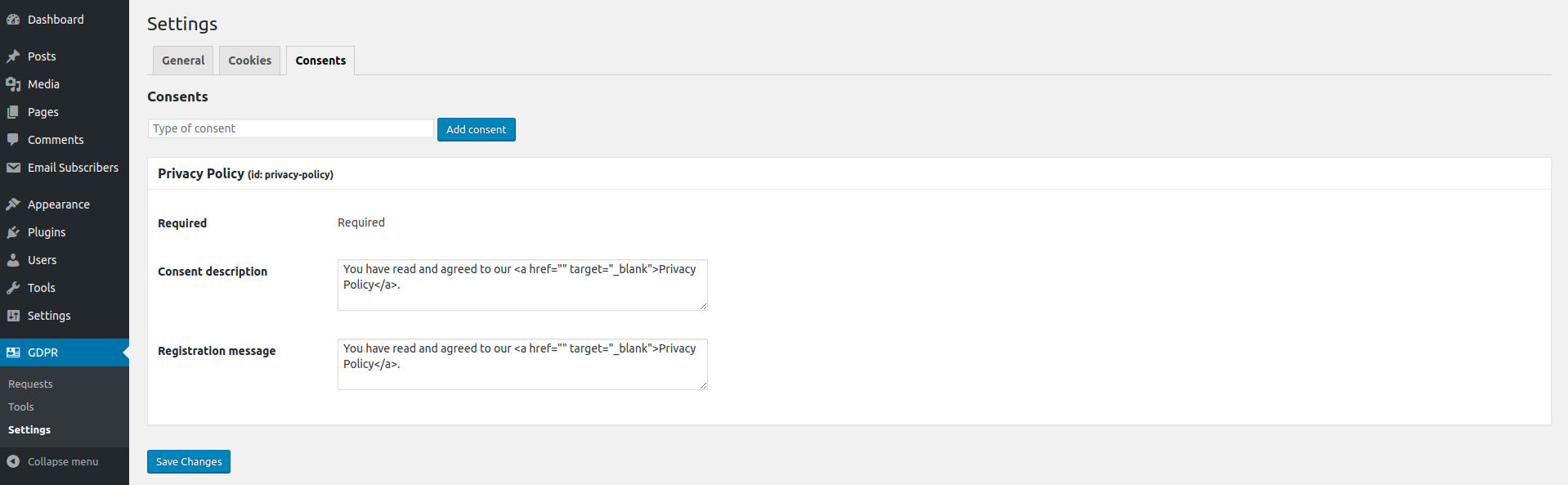 Gdpr Enable Consent Checkbox In The Subscription Form Icegram